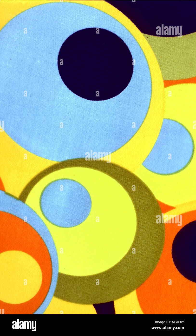 70er Jahre Tapete Stockfotografie - Alamy