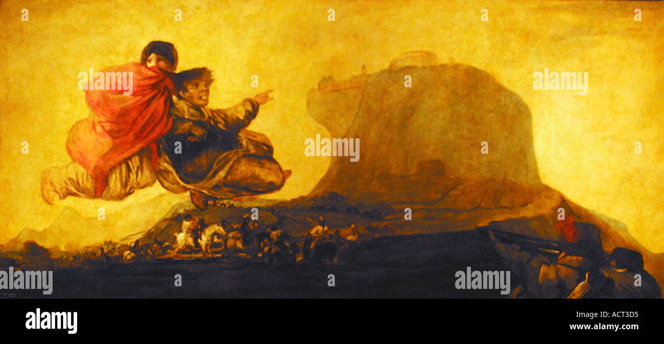 Hexen Sabbat Goya Prado Museum und Kunstgalerie Madrid Spanien Europa ...