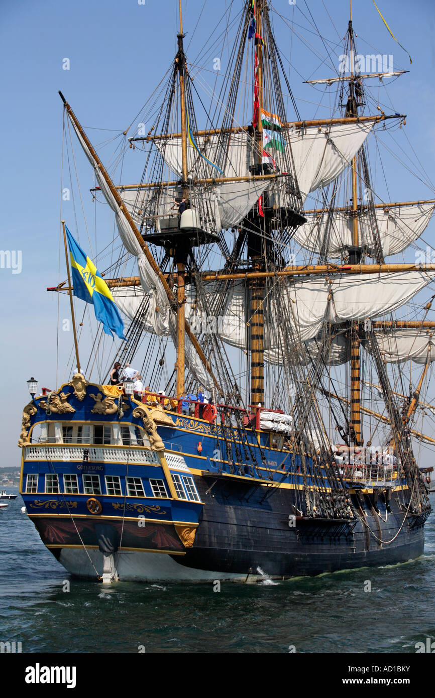 Nachbau des Osten Ostindienfahrer Göteborg Ostindiefararen Götheborg ...