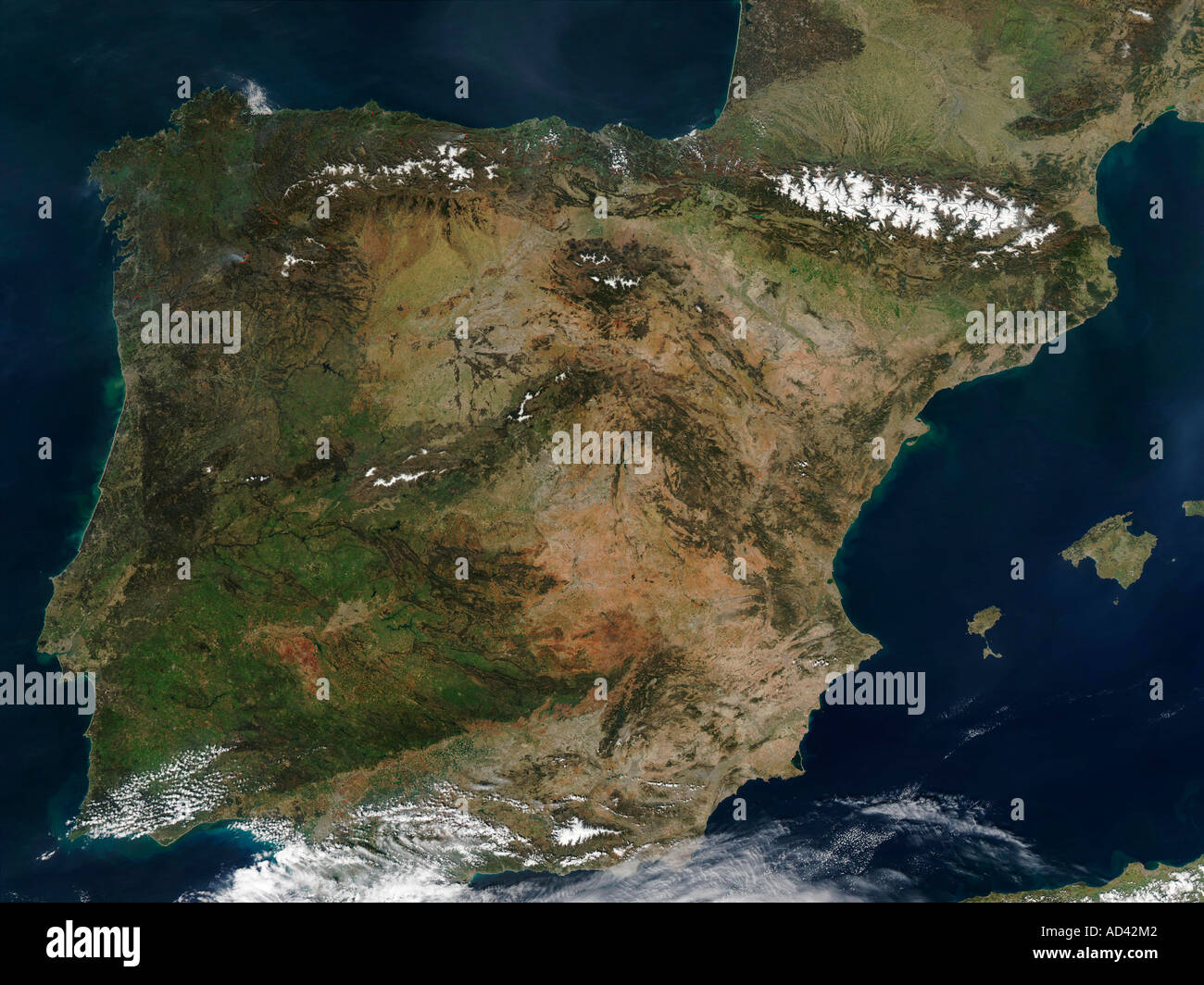 Geografia de la peninsula iberica -Fotos und -Bildmaterial in hoher ...