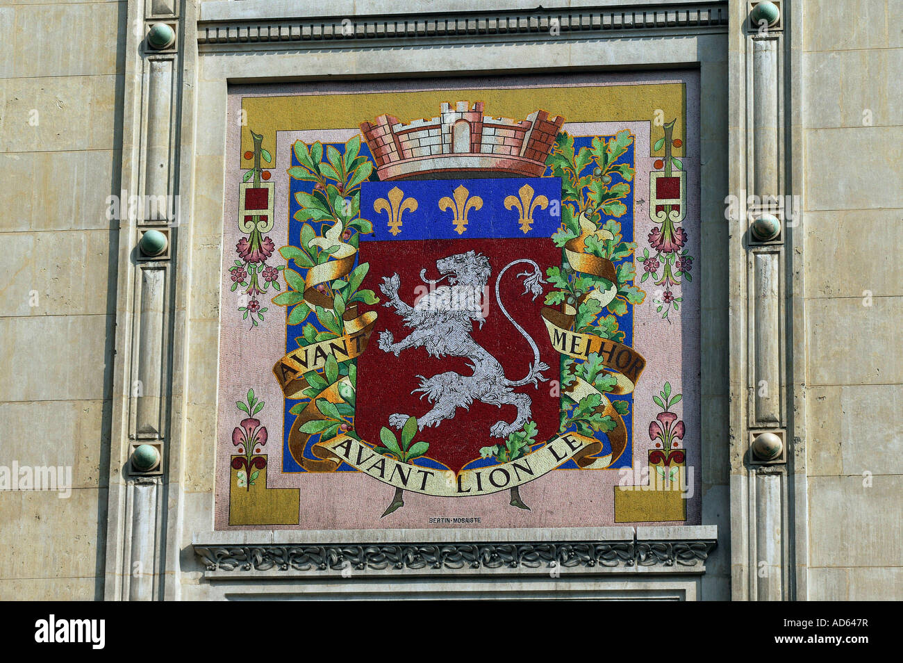 Armoiries, Lyon, das Wappen der Stadt Stockfotografie - Alamy