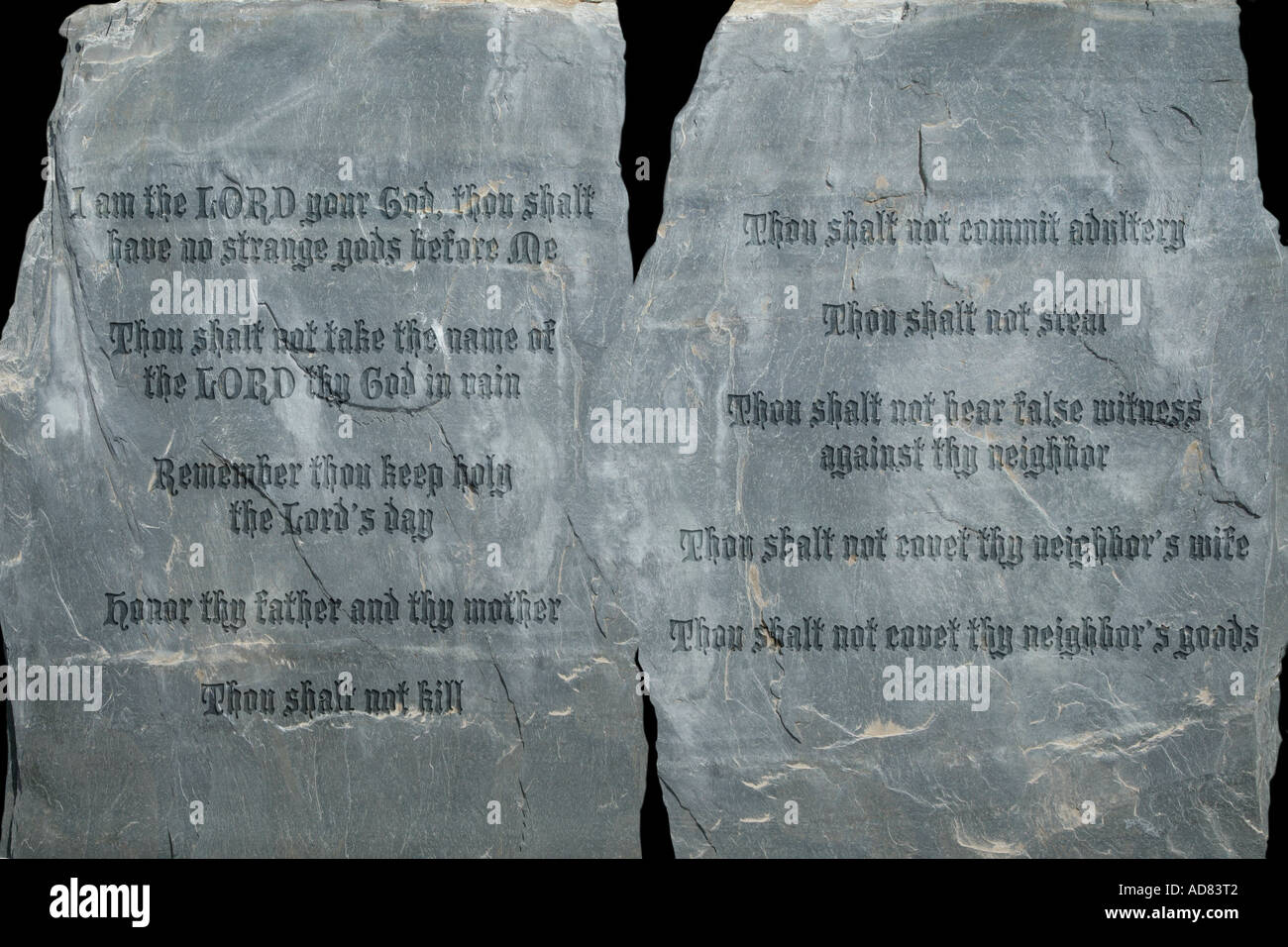 10 Gebote Steintafeln Zehn Gebote – Stockfoto © Albund #133058812