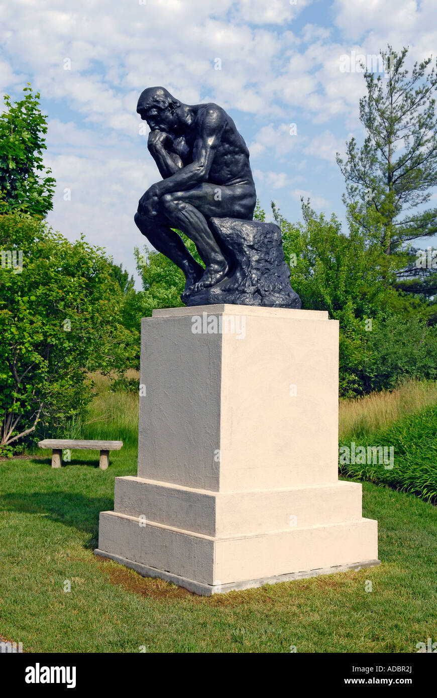 Der Denker 1904 von Auguste Rodin an Frederik Meijer Gärten und ...
