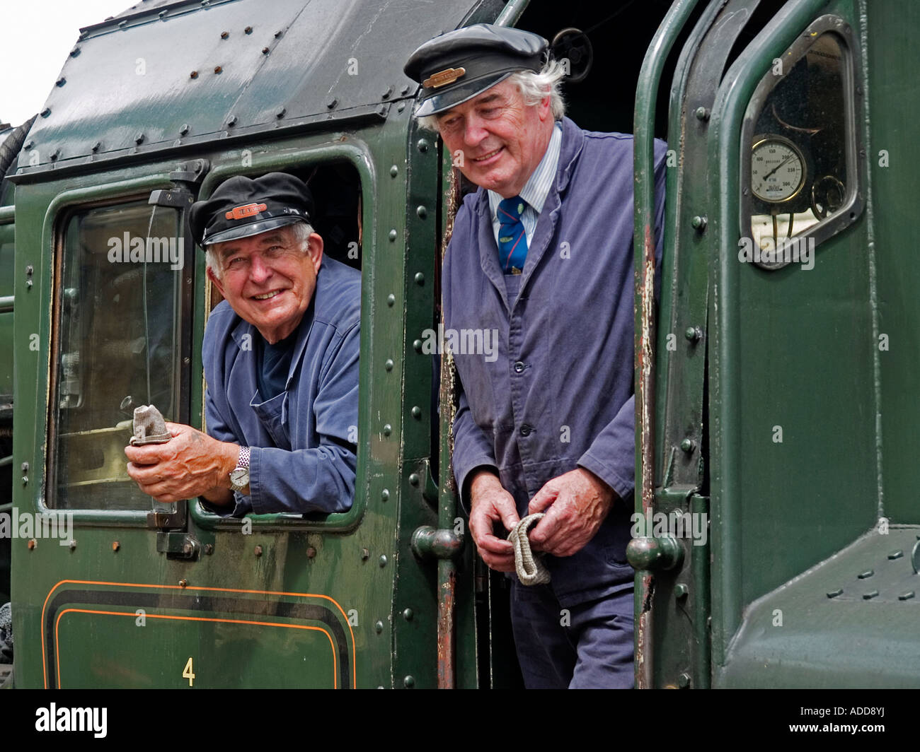 Train driver fireman engineer Stockfotos und -bilder Kaufen - Alamy