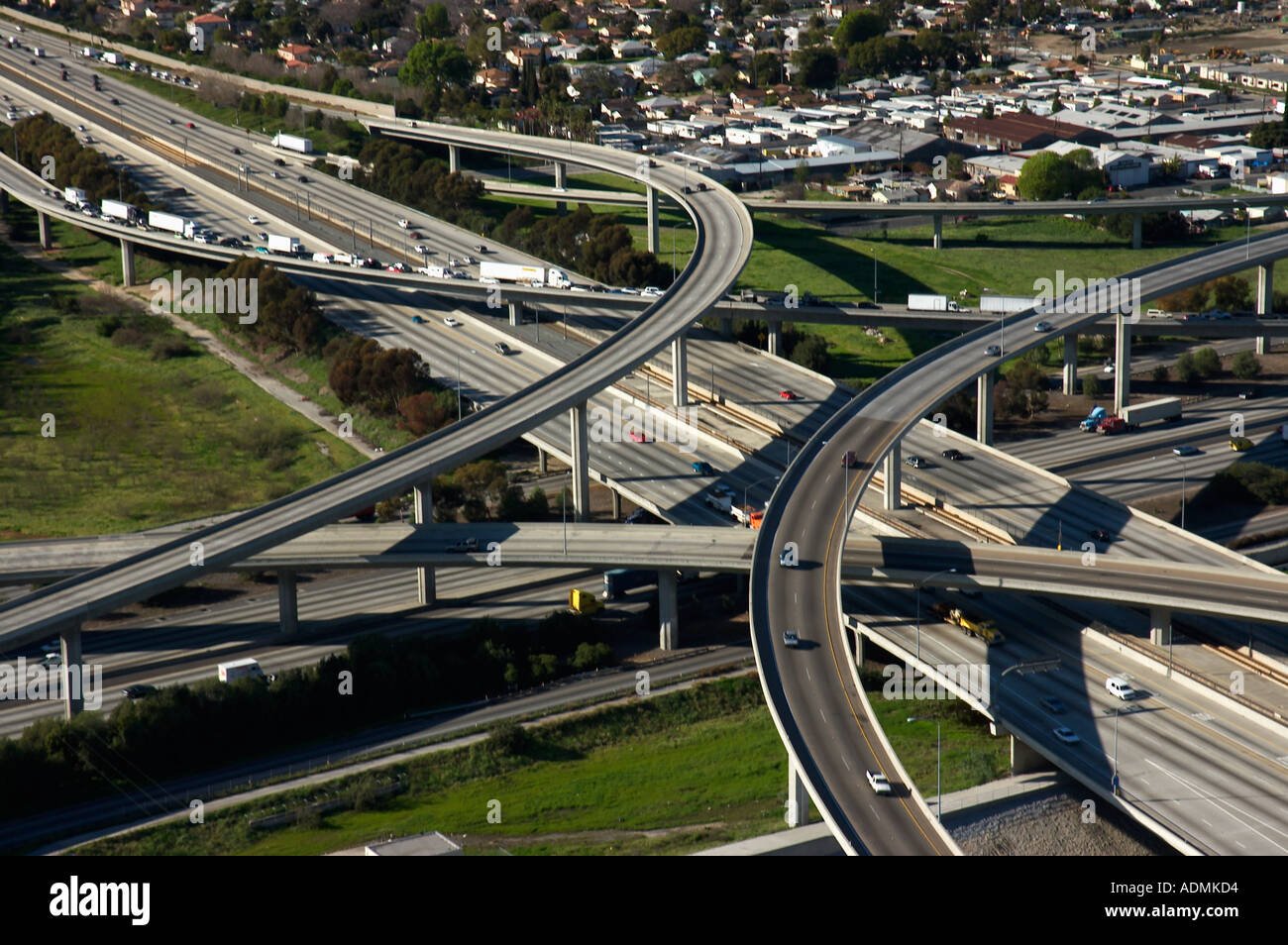 Luftaufnahme von los angeles autobahnen -Fotos und -Bildmaterial in ...