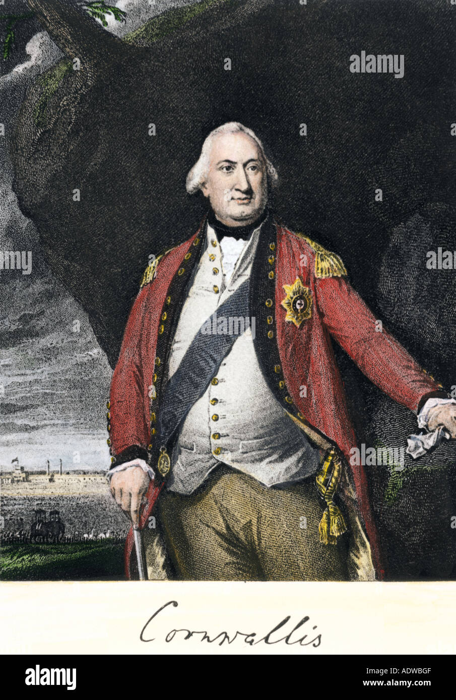 Kapitulation von lord cornwallis armee in der schlacht von yorktown ...