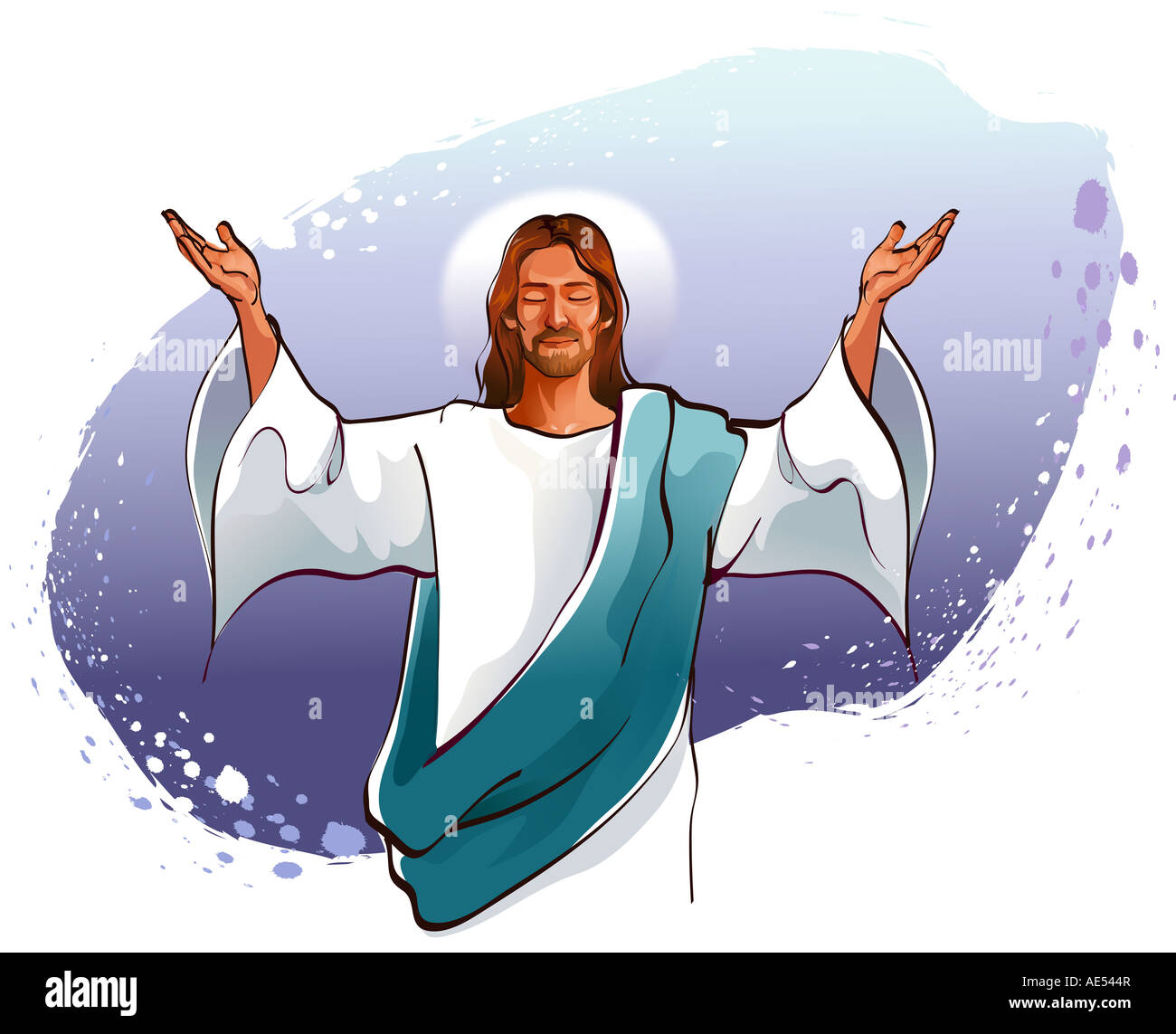 Jesus augen Ausgeschnittene Stockfotos und -bilder - Alamy