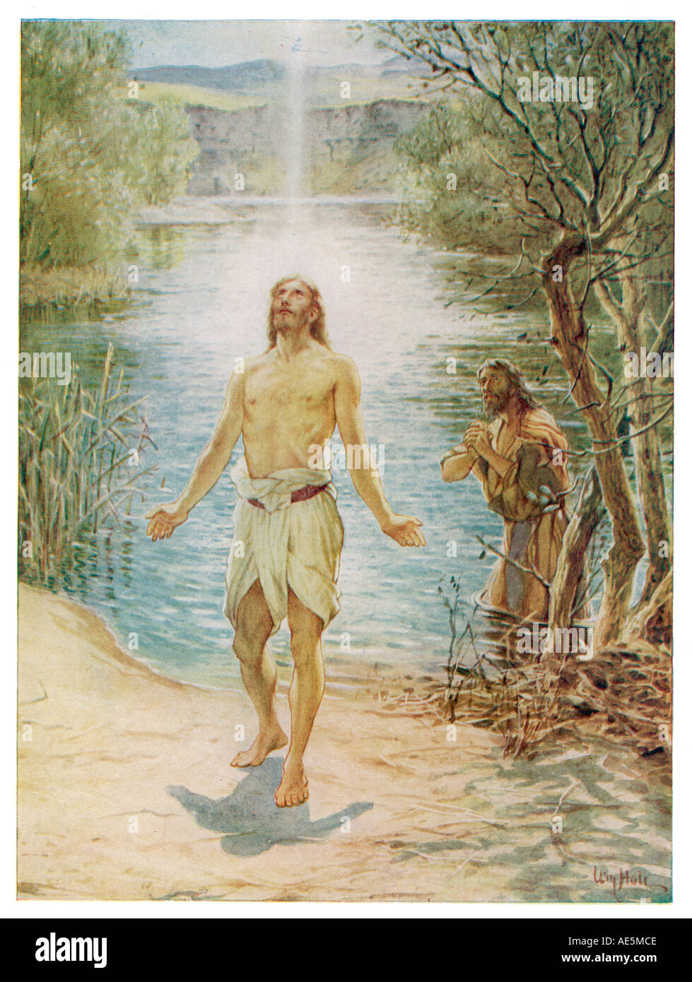 Baptism of jesus by john the baptist bible -Fotos und -Bildmaterial in ...