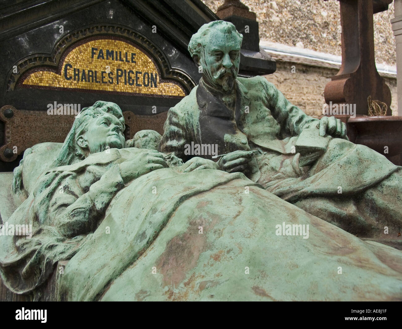 Karl Taube Familie Grab zeigt der französische Unternehmer und Erfinder ...