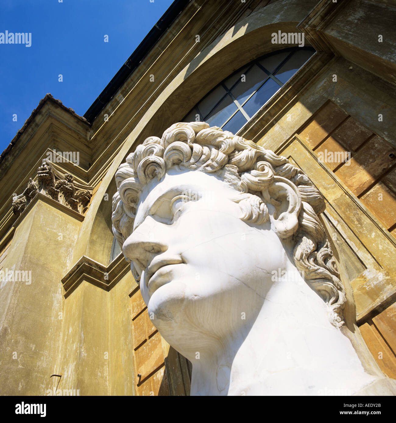 Riesige Marmorstatue von Nero Nationalmuseum Rom Italien Europa ...
