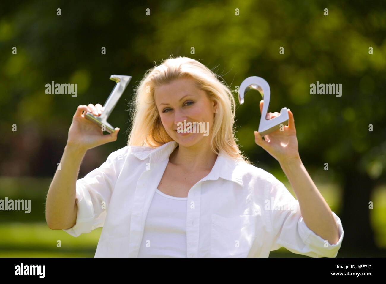 07500 Modell veröffentlicht Stockfotografie - Alamy