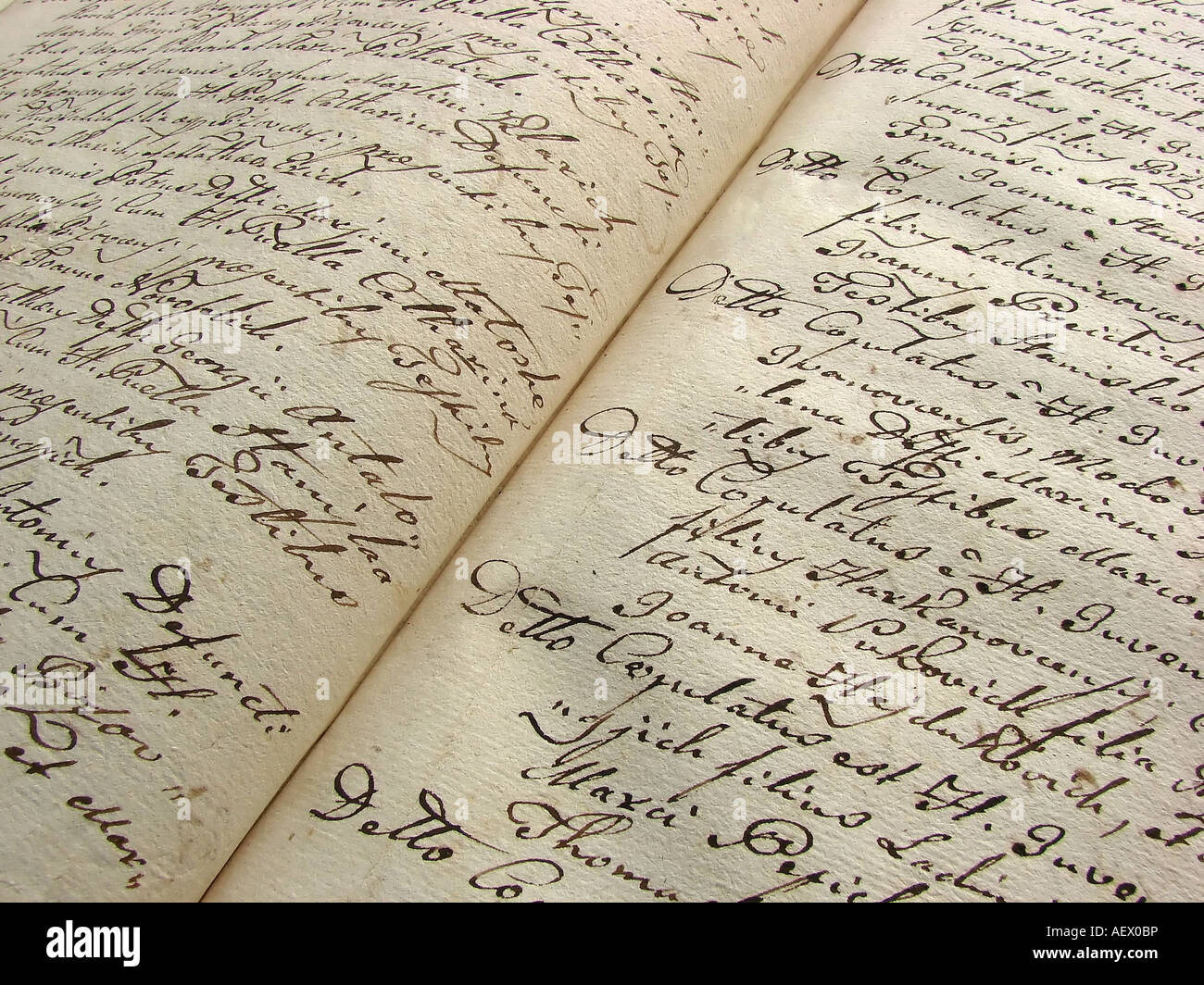 Geschichte Alte Schrift Stockfotos und -bilder Kaufen - Alamy