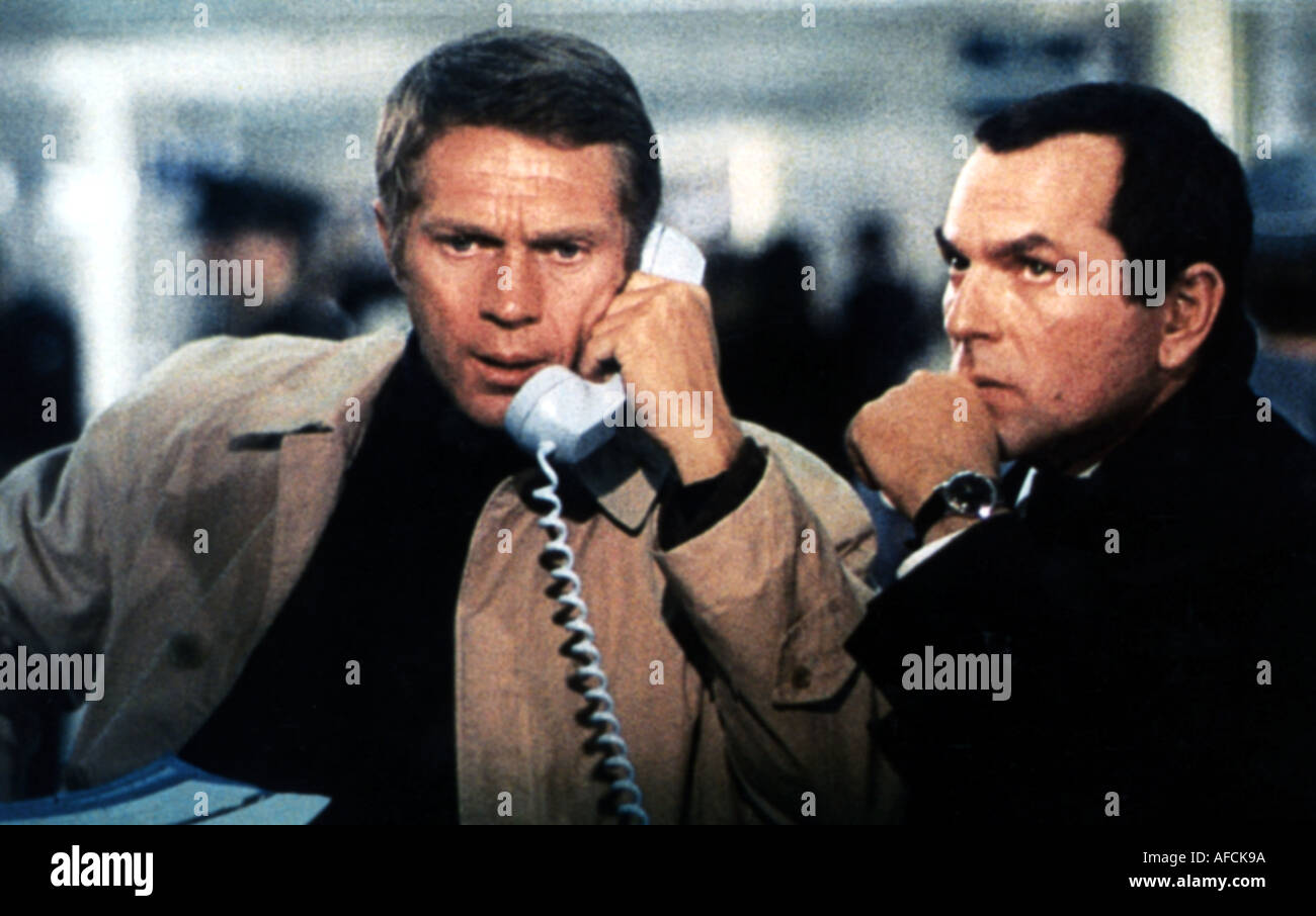 BULLITT 1968 Film mit Steve McQueen links Stockfotografie - Alamy
