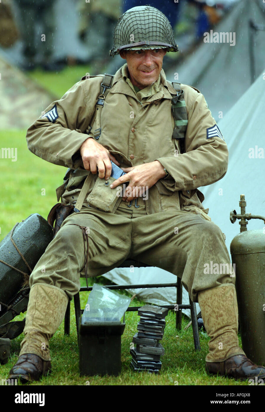 Amerikanische Infanterieuniform Aus Dem 2. Weltkrieg