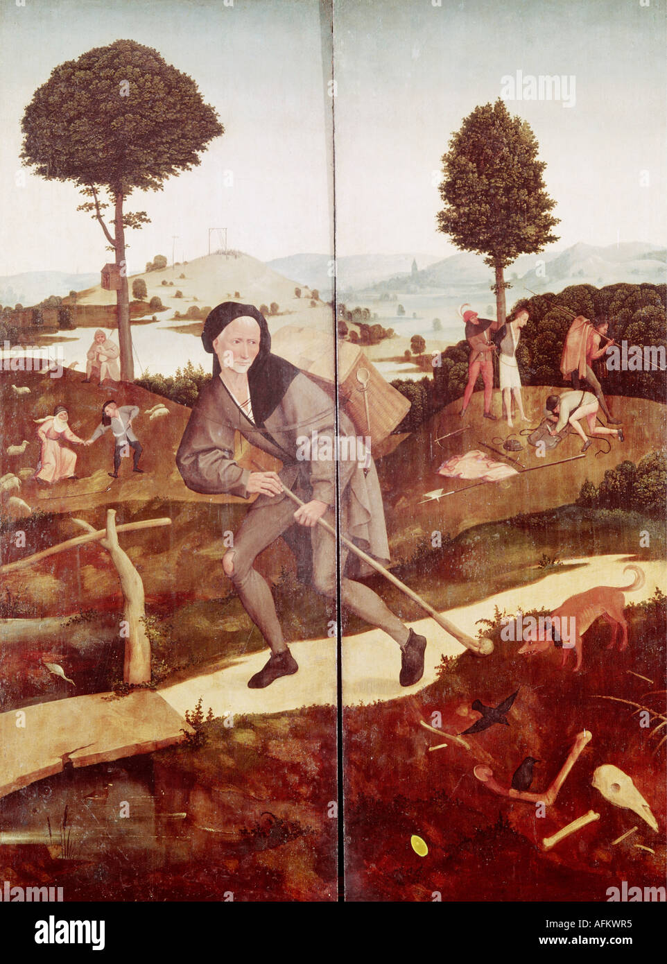 Malerei Hieronymus Bosch Der Heuwagen Stockfotos und -bilder Kaufen - Alamy