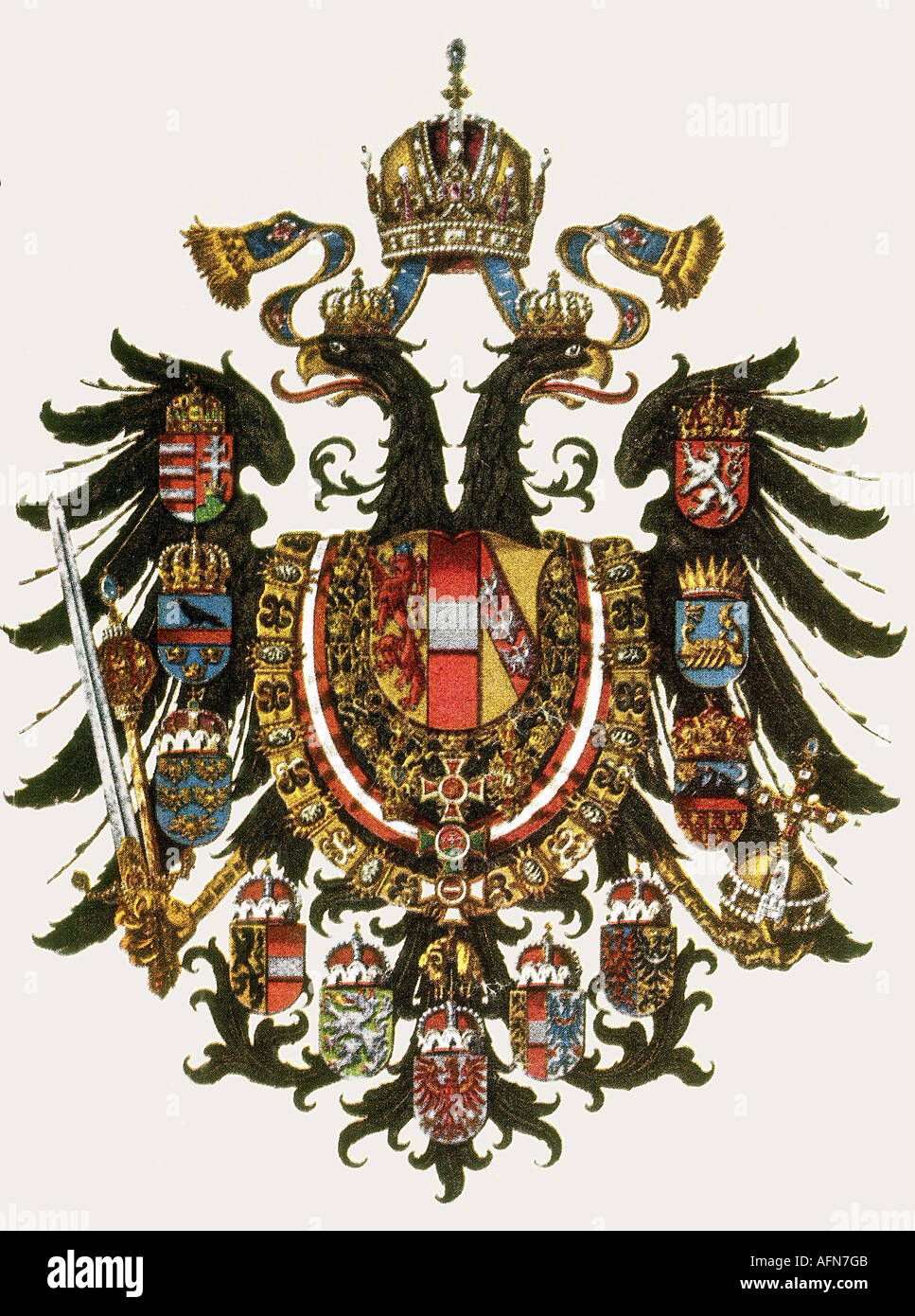 Heraldry coat arms austria national -Fotos und -Bildmaterial in hoher ...