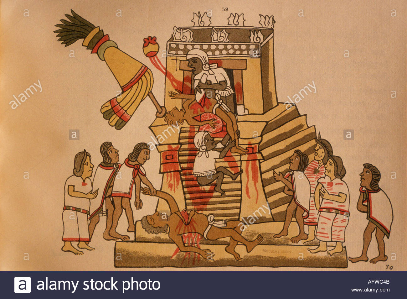 Aztec Human Sacrifice Stockfotos & Aztec Human Sacrifice Bilder - Alamy