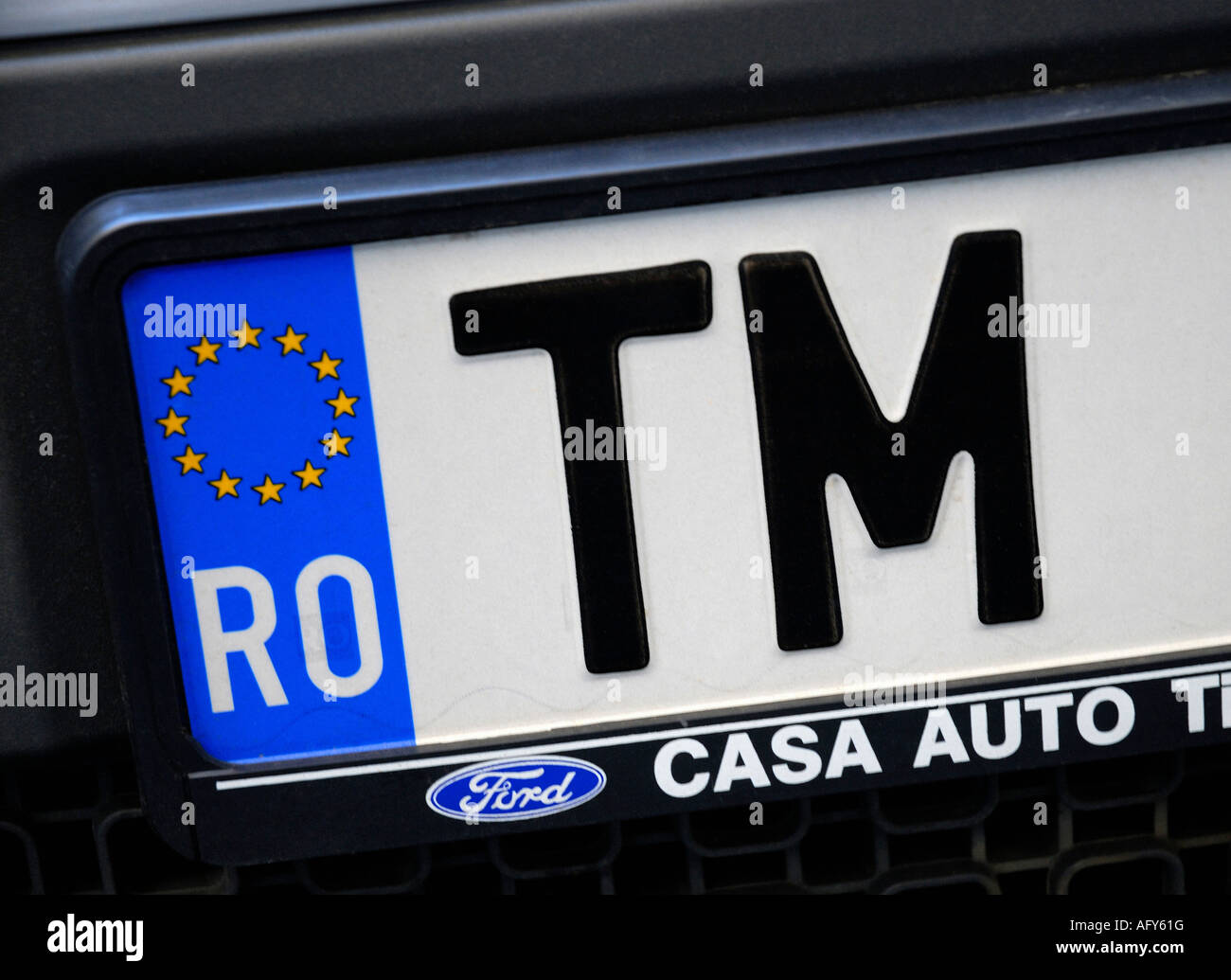 License car plate ro romania -Fotos und -Bildmaterial in hoher ...