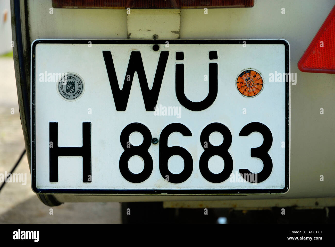 License Plate Of Germany Stockfotos und -bilder Kaufen - Alamy