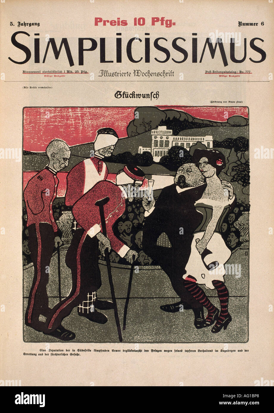 Simplicissimus caricature -Fotos und -Bildmaterial in hoher Auflösung ...