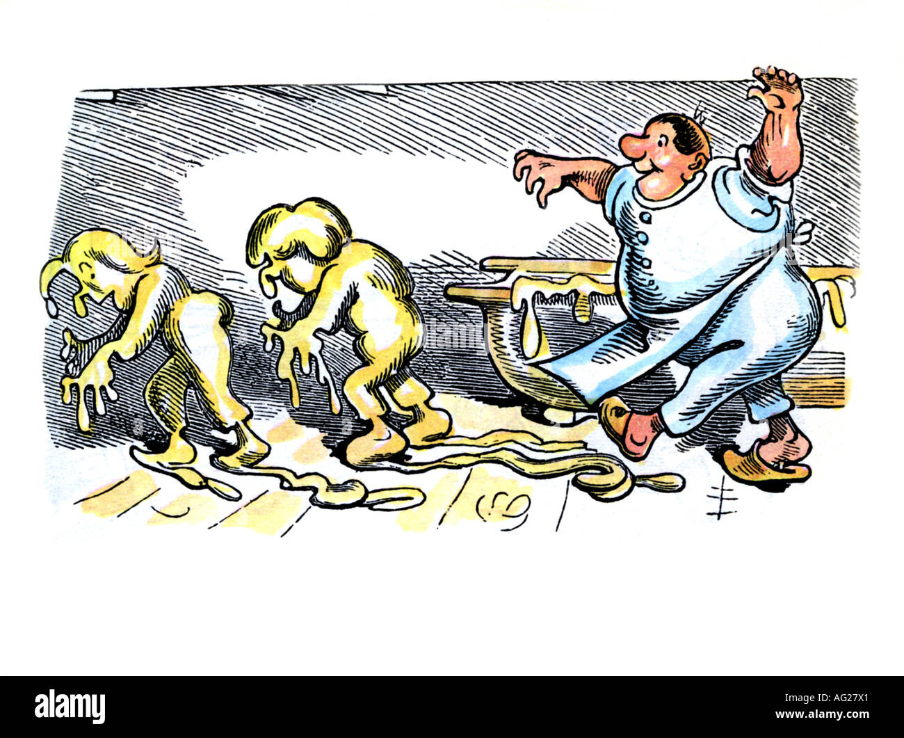 Literatur, Max und Moritz, eine Geschichte von Sieben kindische ...