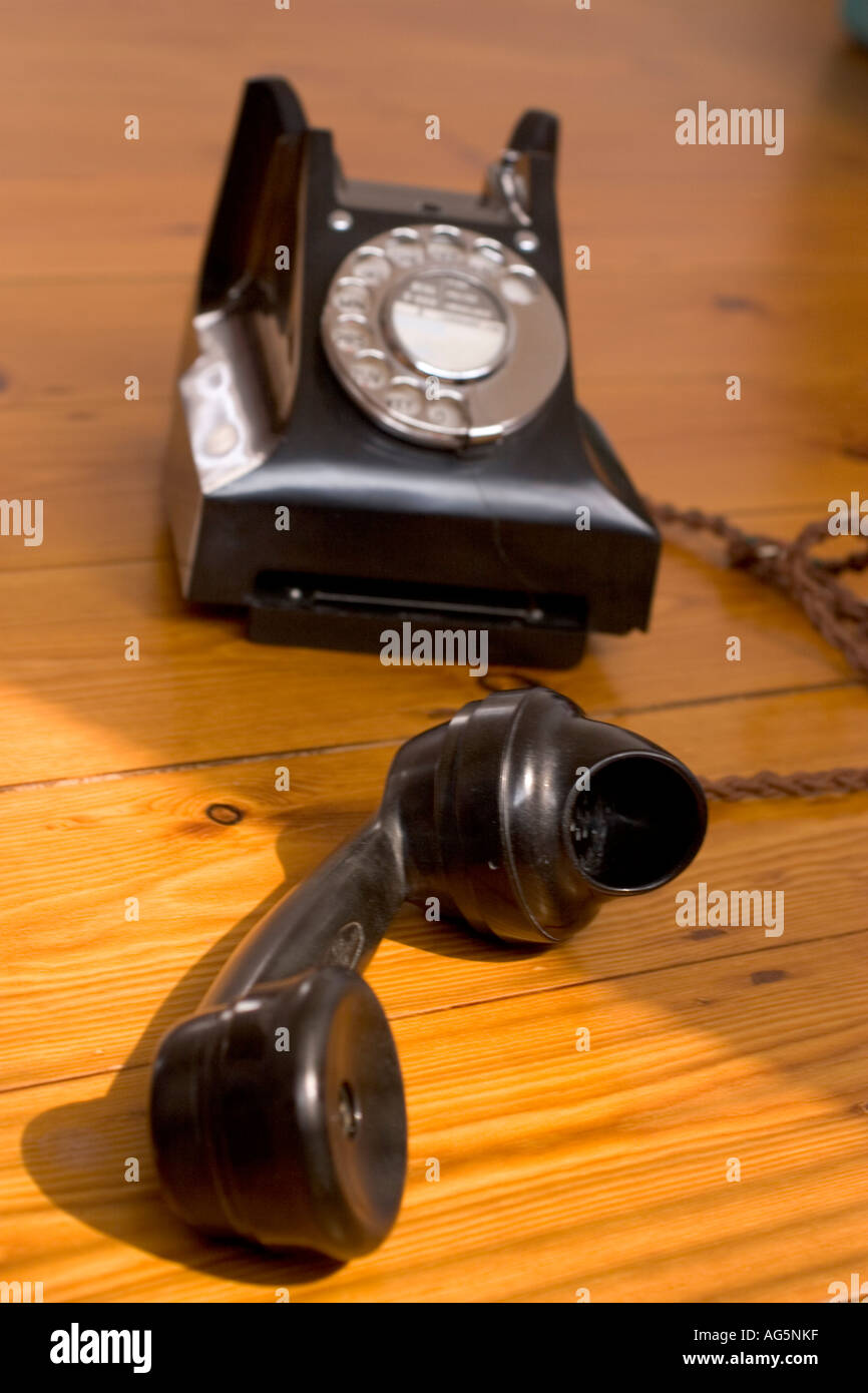 Bakelite Telephone 1950s Stockfotos und -bilder Kaufen - Alamy