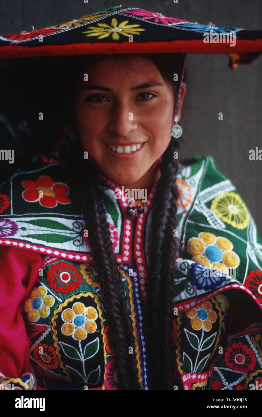 Lima Peru 2005 junge Inka-Frauen Stockfotografie - Alamy