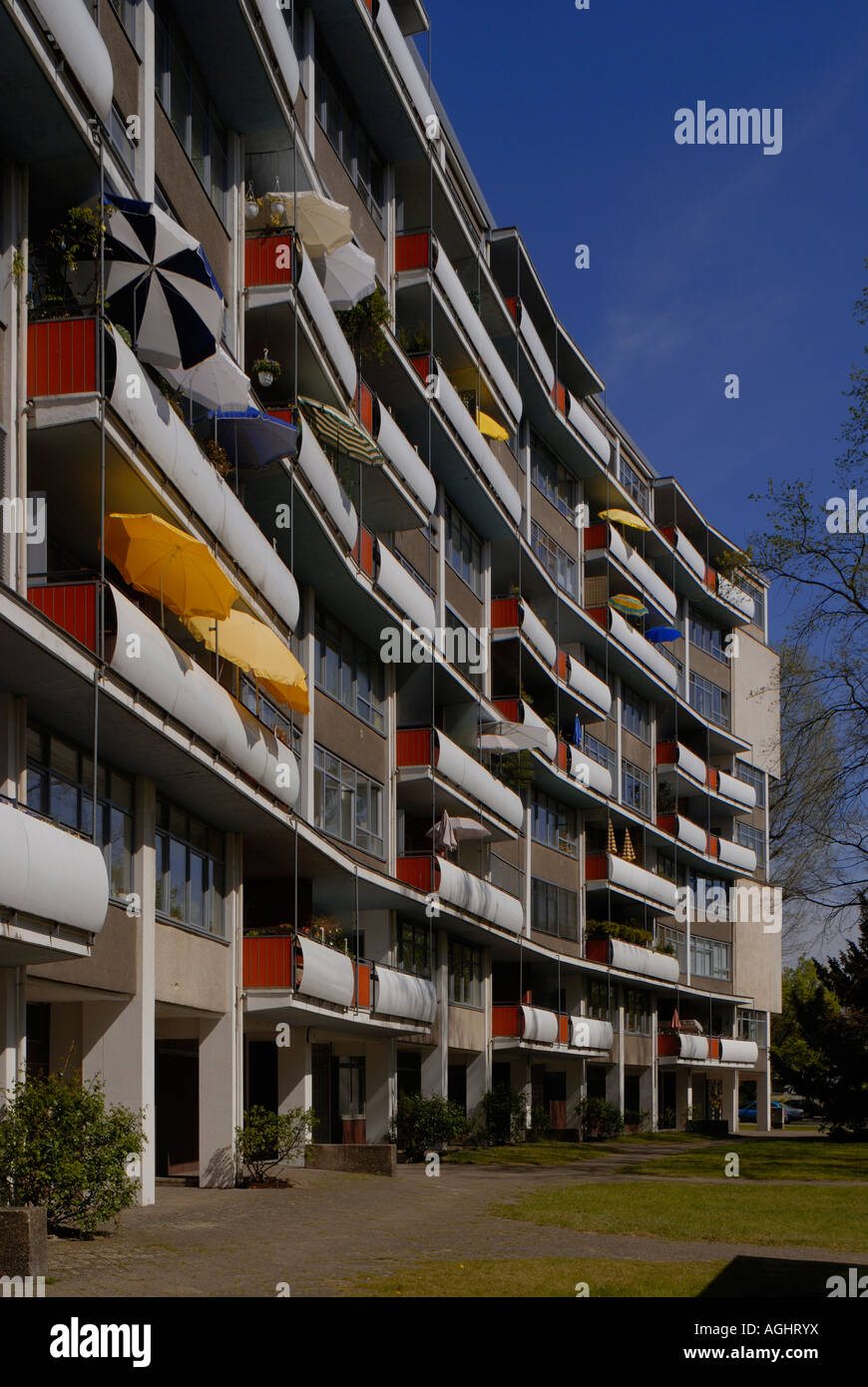 Berlin. Tiergarten. Wohnhaus von Walter Gropius gebaut 1957 für die ...