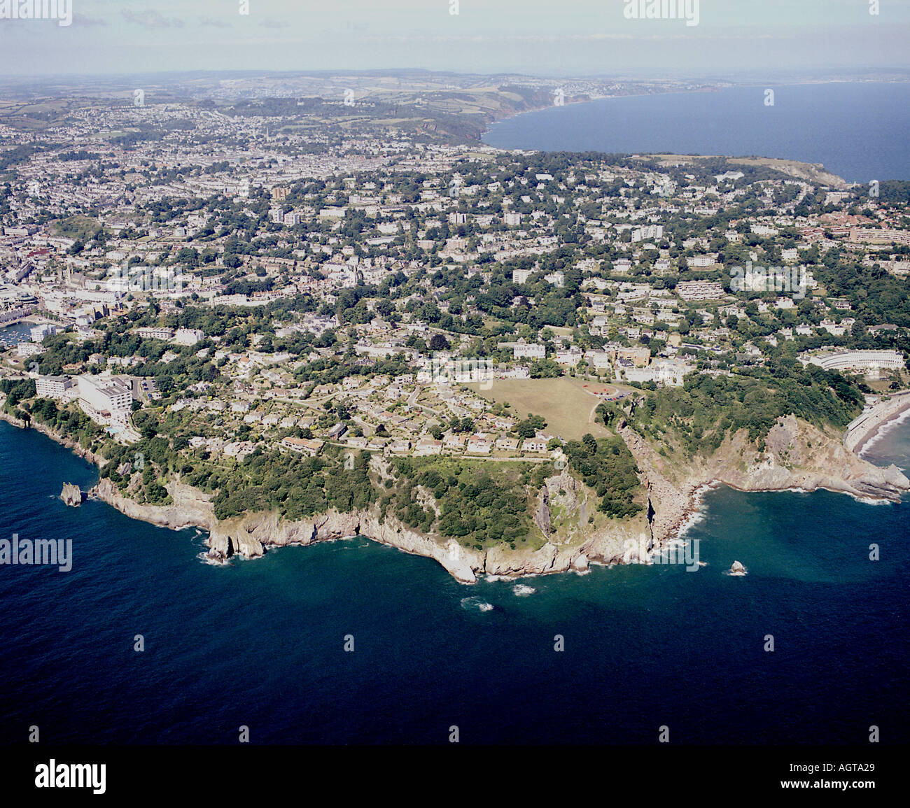 Aerial view of torquay -Fotos und -Bildmaterial in hoher Auflösung – Alamy
