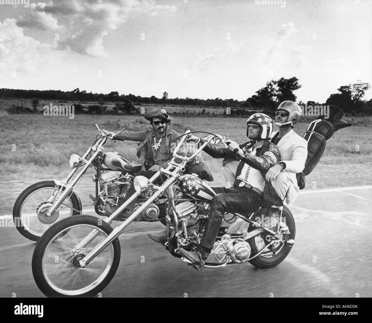Easy rider jack nicholson Schwarzweiß-Stockfotos und -bilder - Alamy