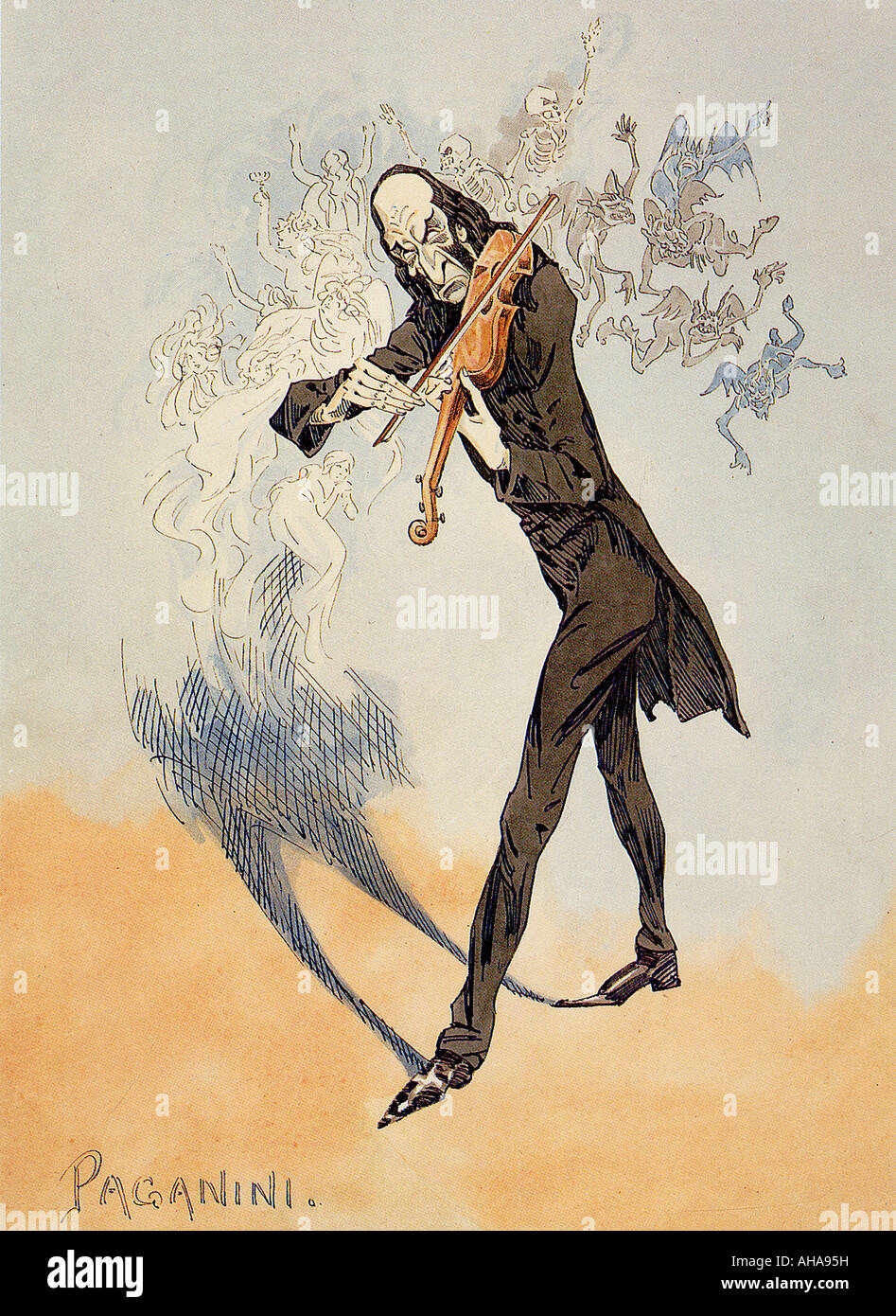 Paganini Violin Stockfotos und -bilder Kaufen - Alamy