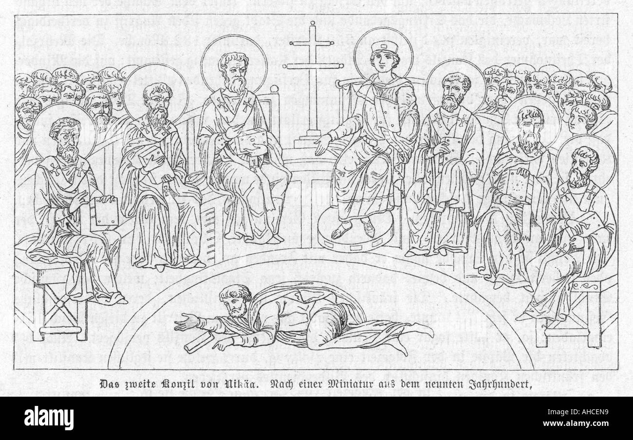 Council of nicaea Schwarzweiß-Stockfotos und -bilder - Alamy