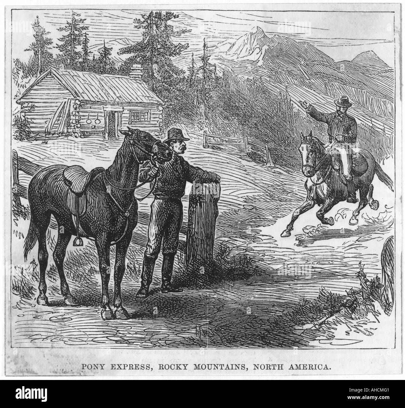 Pony express rider -Fotos und -Bildmaterial in hoher Auflösung – Alamy