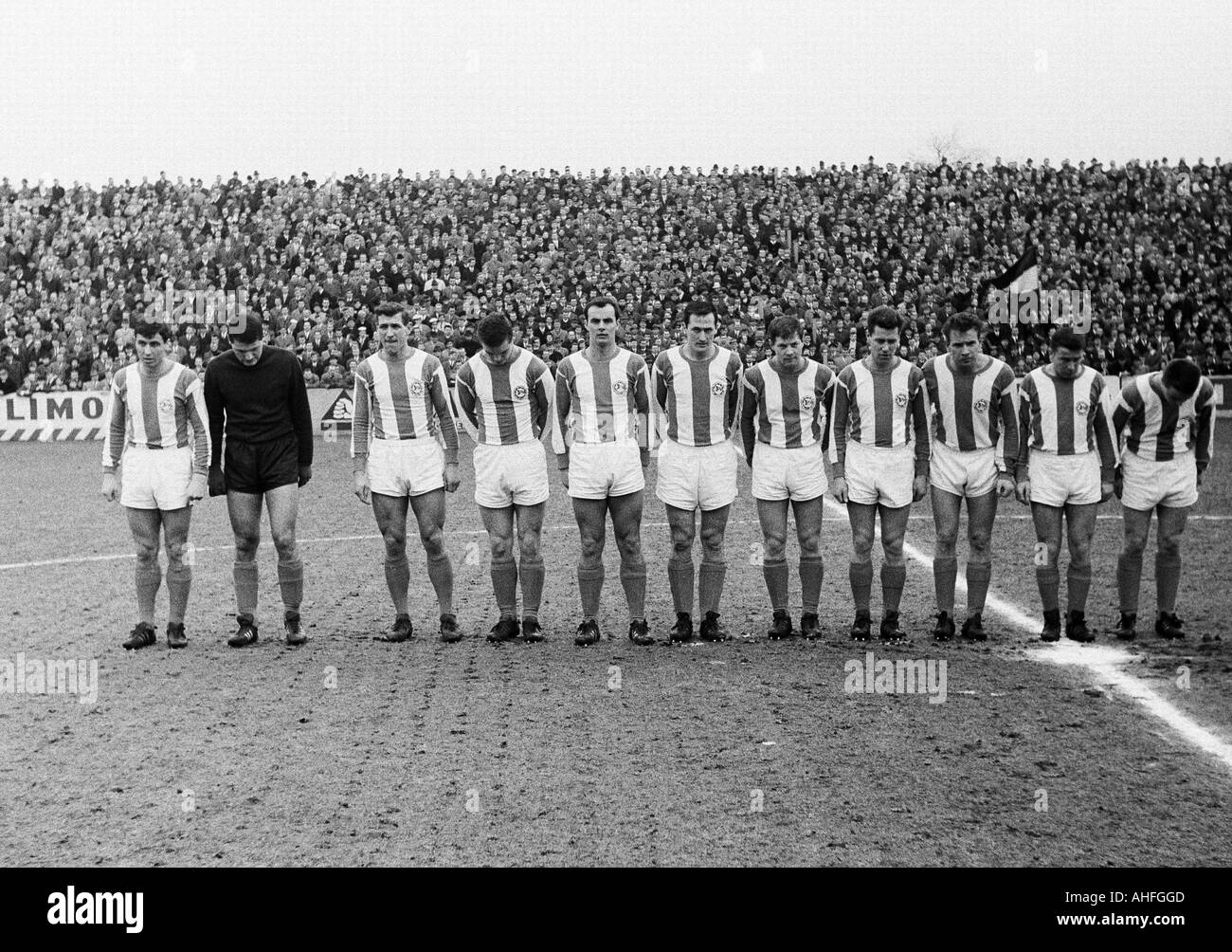 Fußball, Regionalliga West, 1965/1966, Stadion eine der Hafenstrasse in ...
