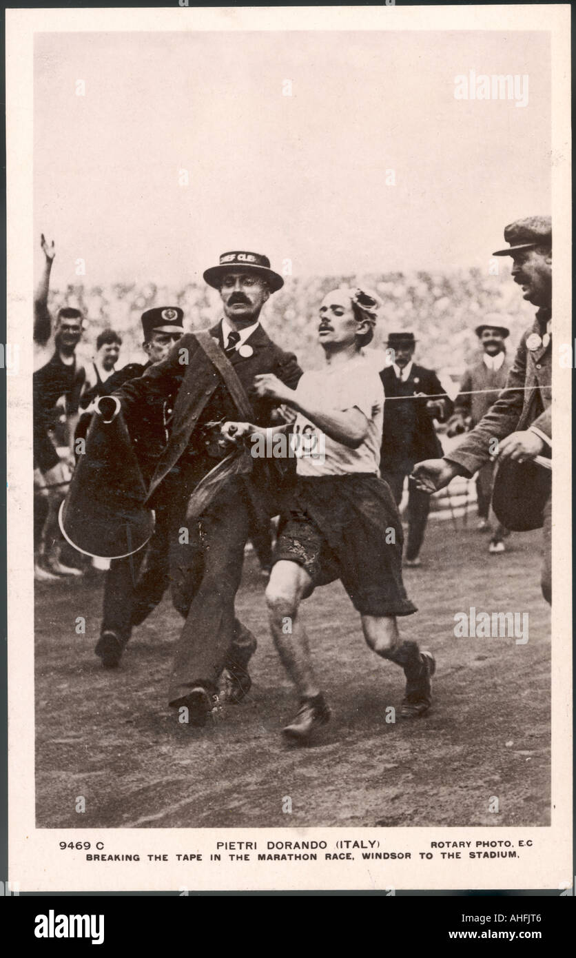 Olympischer marathon 1908 -Fotos und -Bildmaterial in hoher Auflösung ...