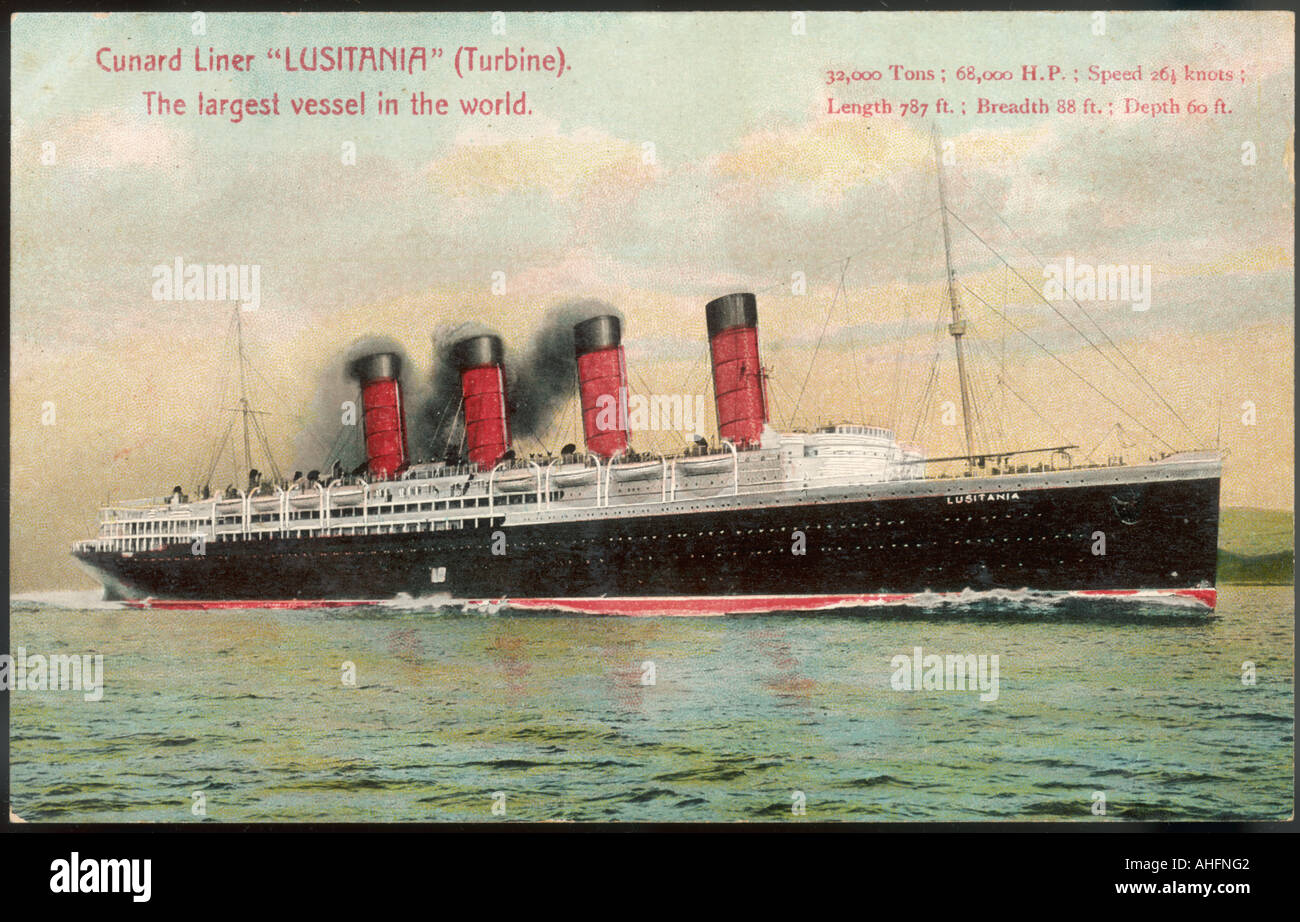 Sinking 'lusitania' Stockfotos und -bilder Kaufen - Seite 2 - Alamy