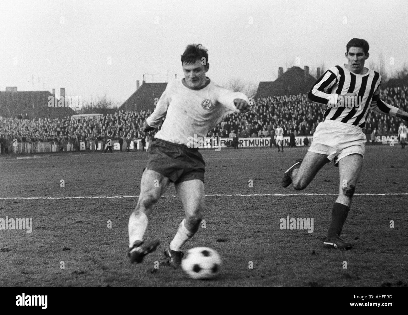 Fußball, Regionalliga West, 1967/1968, ETB Schwarz Weiss Essen gegen ...