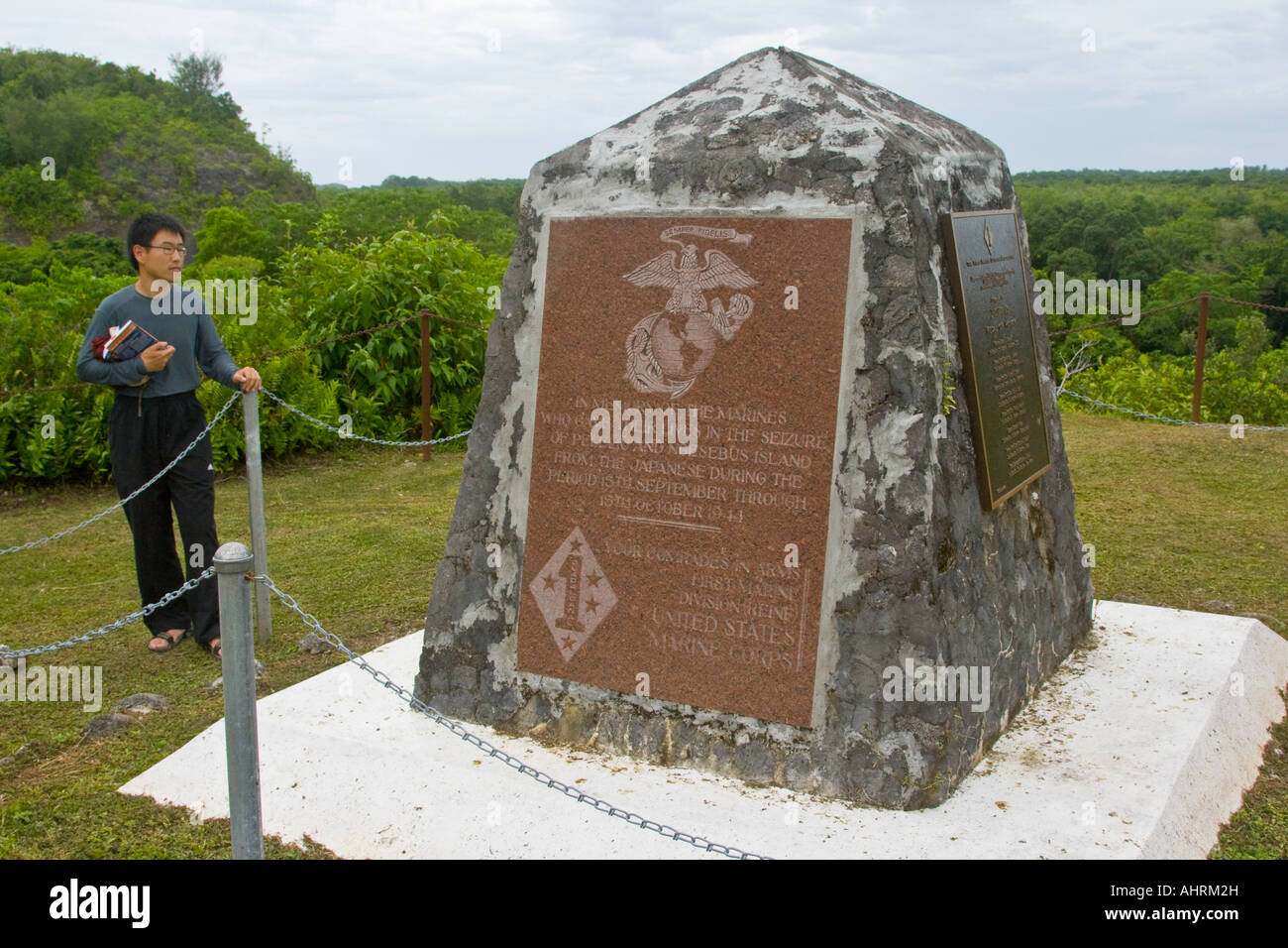 US-Marine-Denkmal und dem zweiten Weltkrieg Krieg Relikt Bloody Nose ...