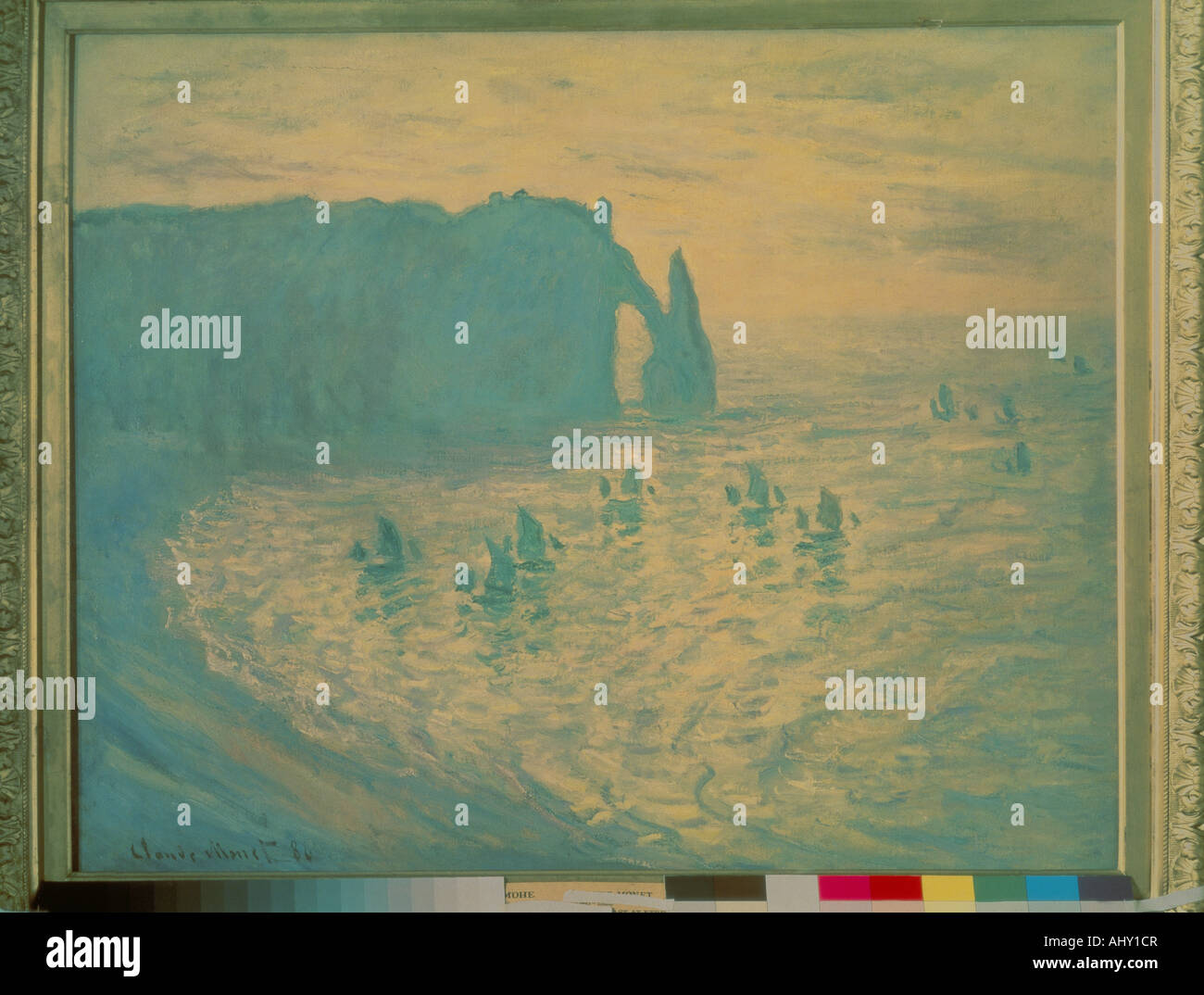 "Bildende Kunst, Monet, Claude (1840-1926), Malerei,"Die Klippen von ...