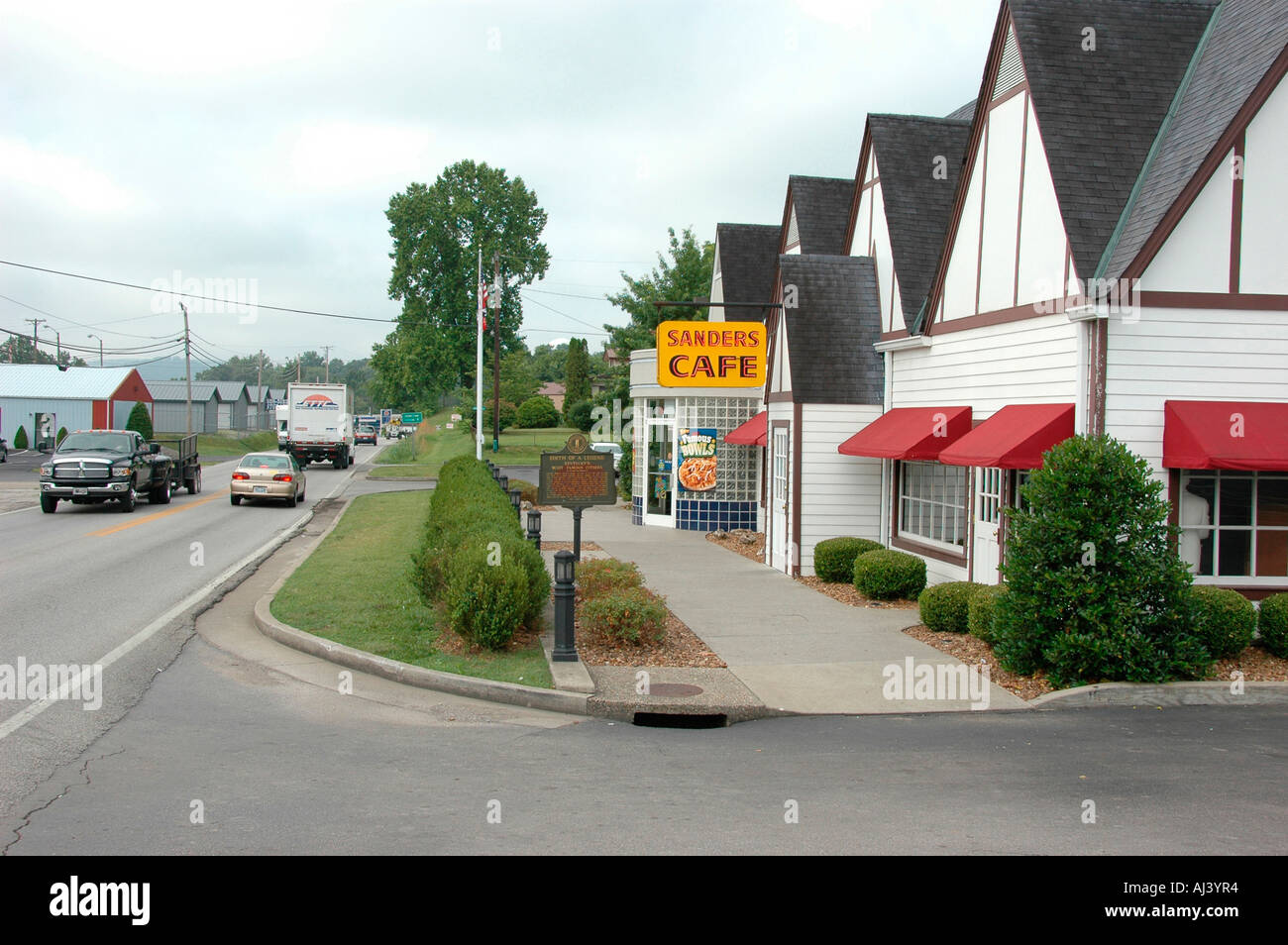 Erste KFC-Restaurant von Kentucky Colonel Harland Sanders in Corbin KY ...