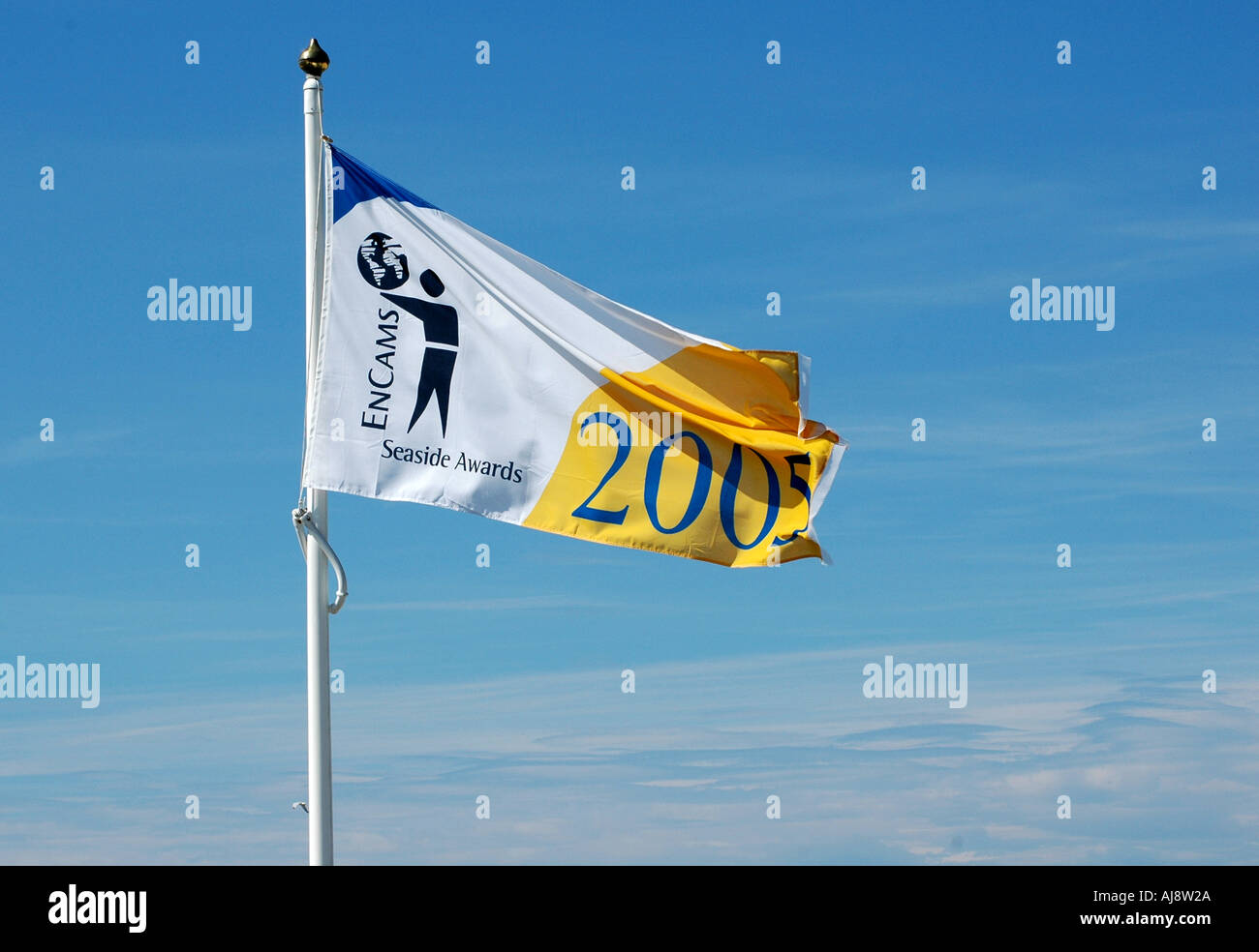 Blaue Flagge Preis Strand Stockfotos und -bilder Kaufen - Alamy