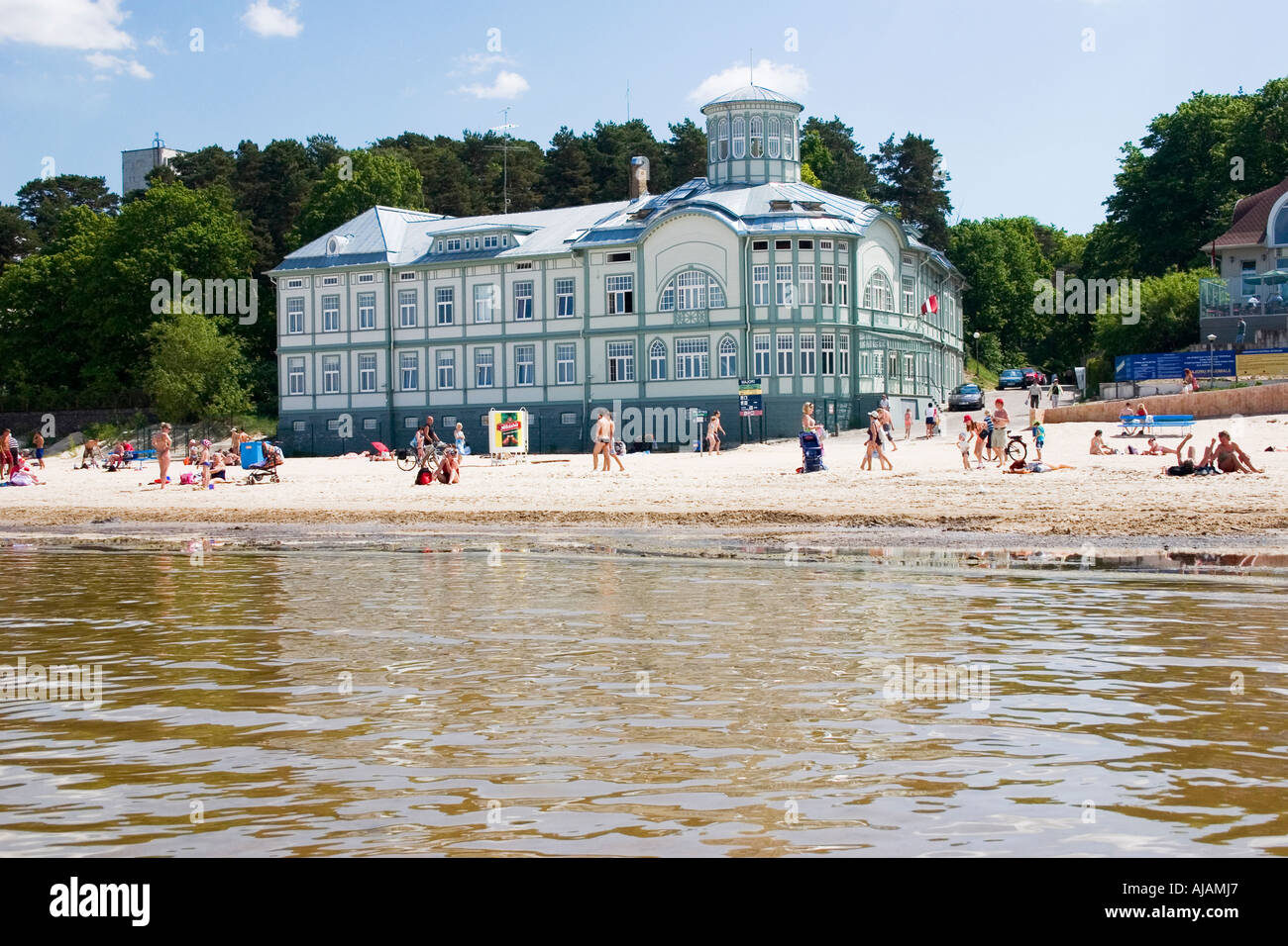 Majori Strand, Jurmala, Lettland, EU Stockfoto, Bild: 8386854 - Alamy