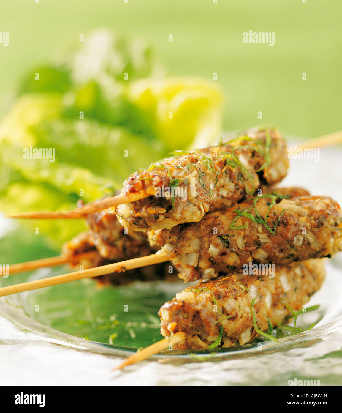 Seekh Kabab; Würziges Lamm Hackfleisch Kebab Stockfotografie - Alamy