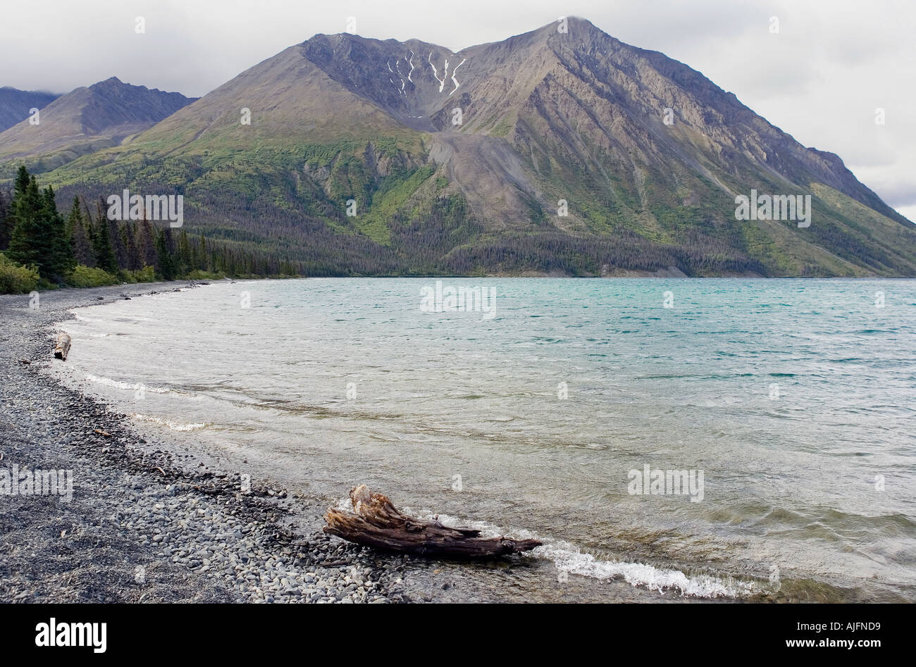 Kathleen Lake im Yukon Territory Kanada im Kluane Nationalpark und ...