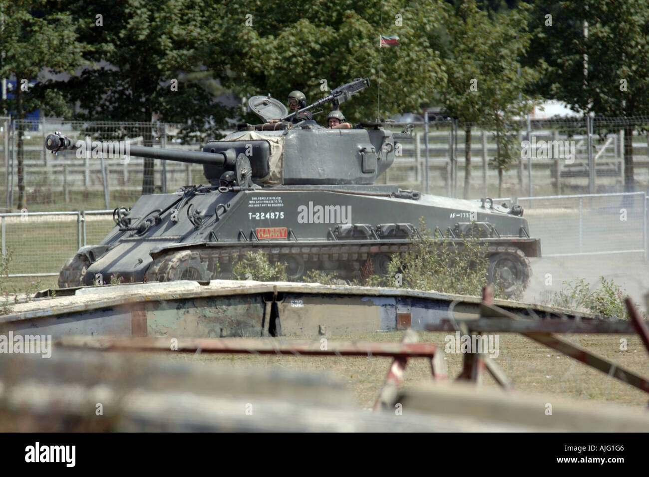Amerikanischer M4a1 Sherman Tank Stockfotos und -bilder Kaufen - Alamy