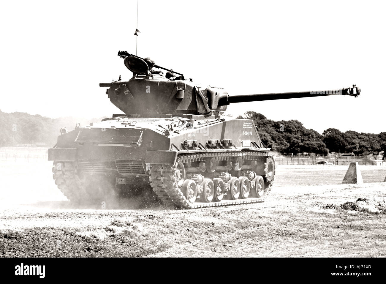 Amerikanischer M4a1 Sherman Tank Stockfotos und -bilder Kaufen - Alamy