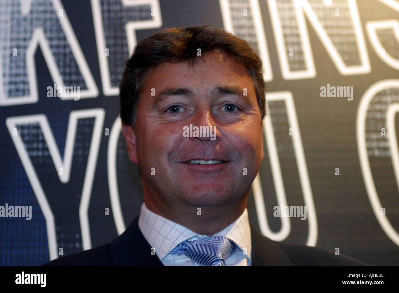 Roger Burnett ex-Motorradrennfahrer und Manager von Neil Hodgson und ...