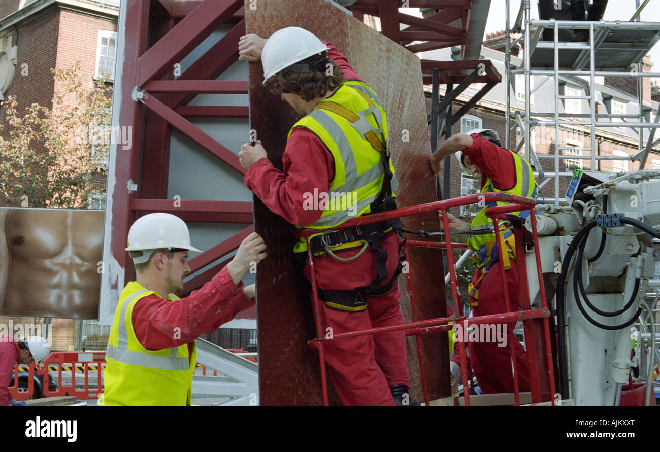 Bau der vier Channel 4 im HQ London Stockfotografie - Alamy