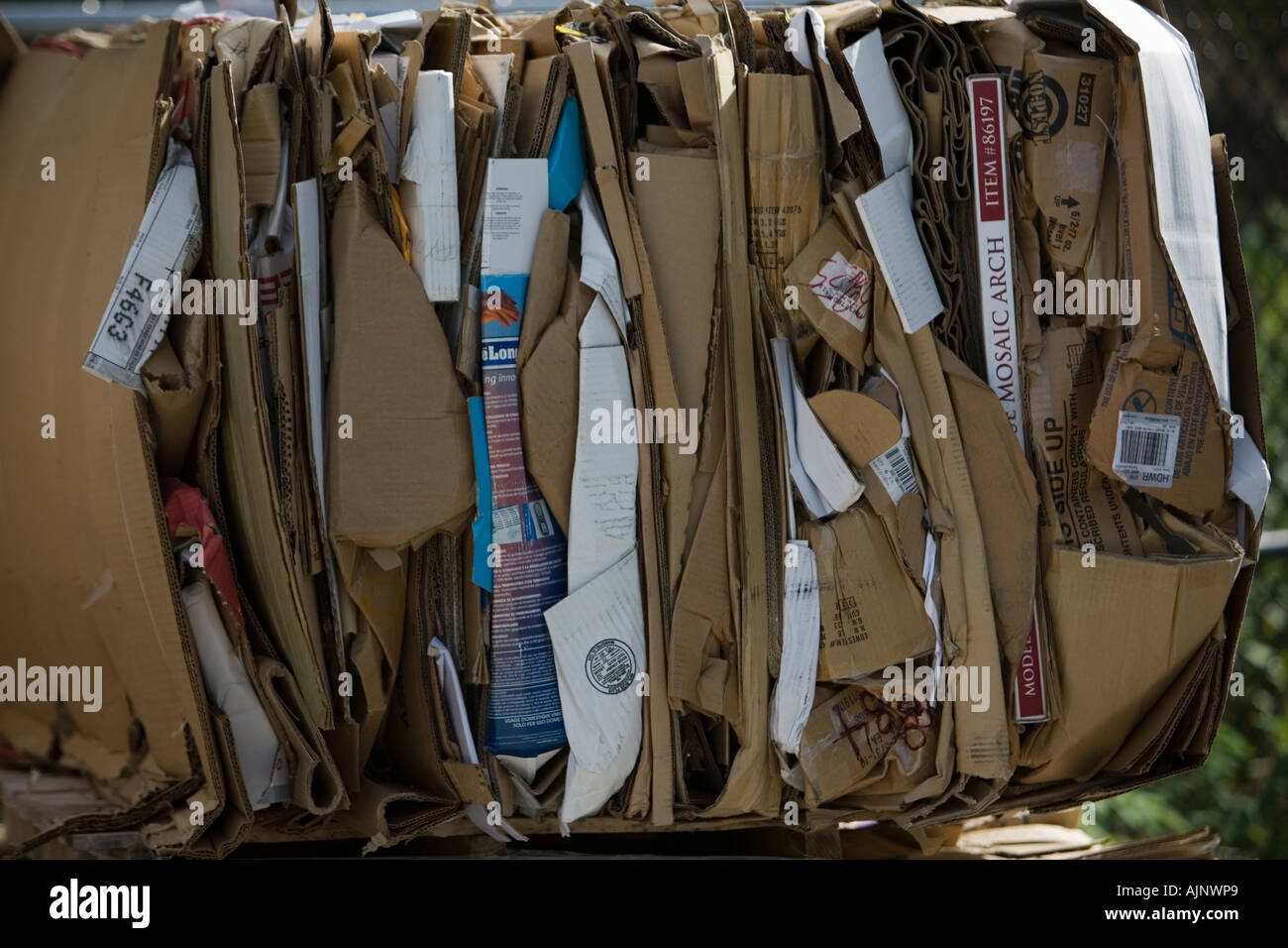 Waste paper bundled recycling -Fotos und -Bildmaterial in hoher ...