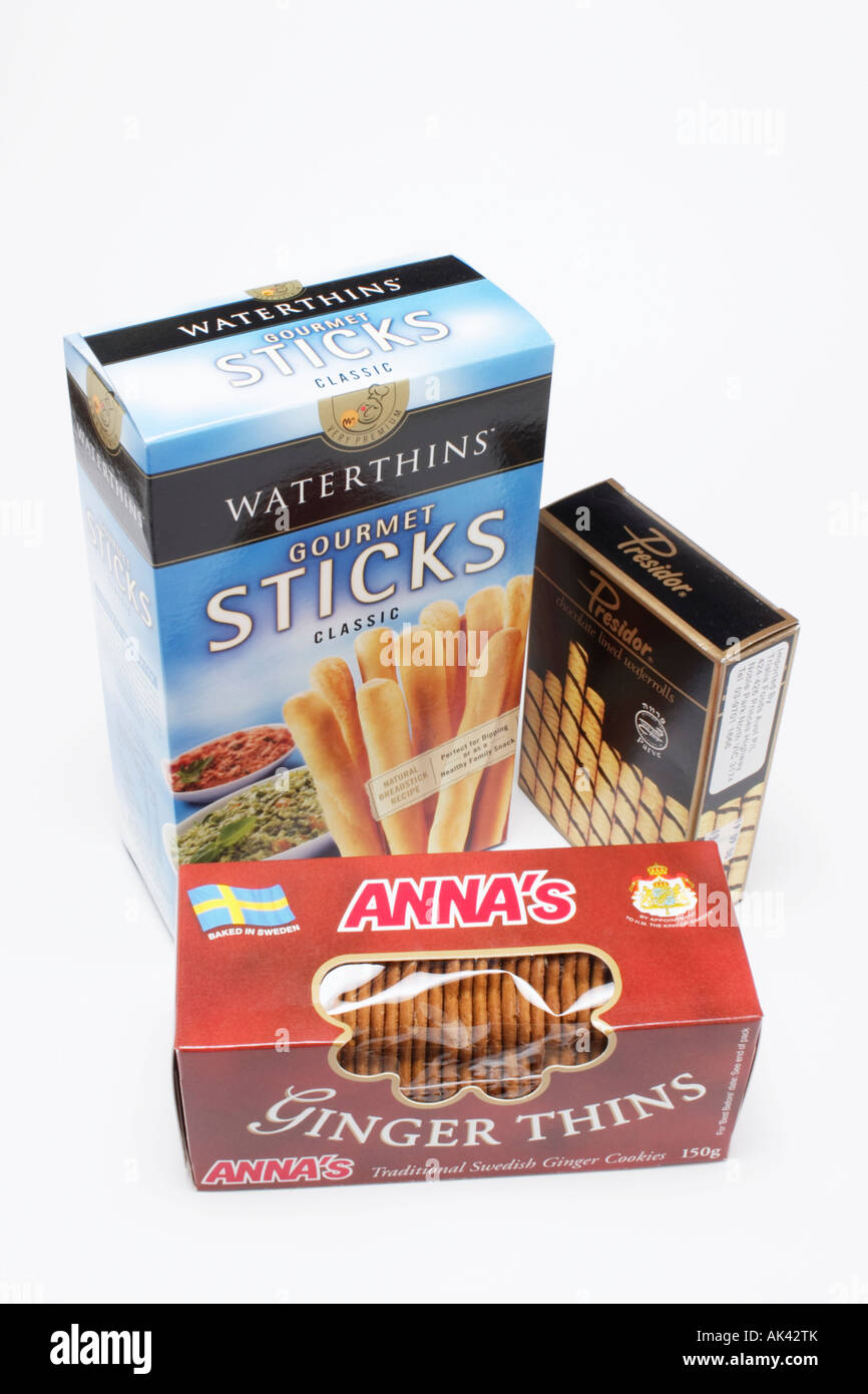 Snacks biscuits packets -Fotos und -Bildmaterial in hoher Auflösung – Alamy